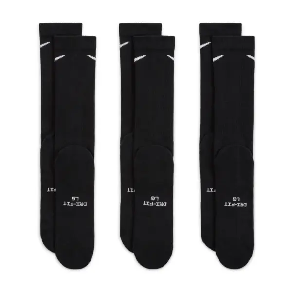 Nike Everyday Elevated Crew Socks - Black