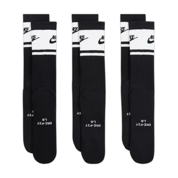 Nike Everyday Elevated Crew Socks - Black