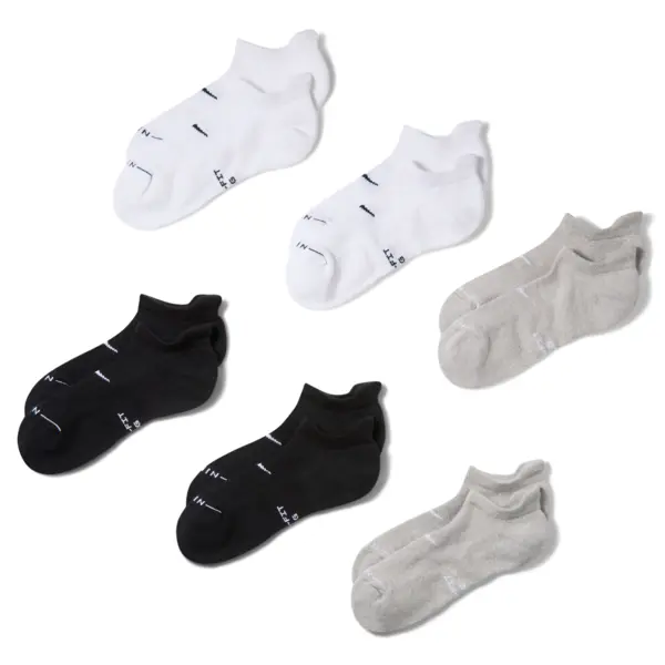Nike Everyday Elevated No-show Socks 6 Pairs - Multicolor