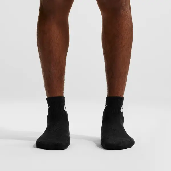 Nike Everyday Elevated Ankle Socks - Black