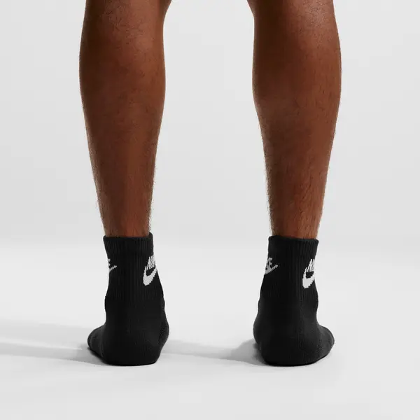 Nike Everyday Elevated Ankle Socks - Black
