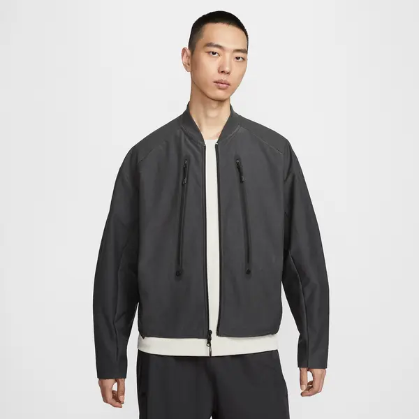 Nike Tech Dri-fit Shori Knit Jacket - Grey