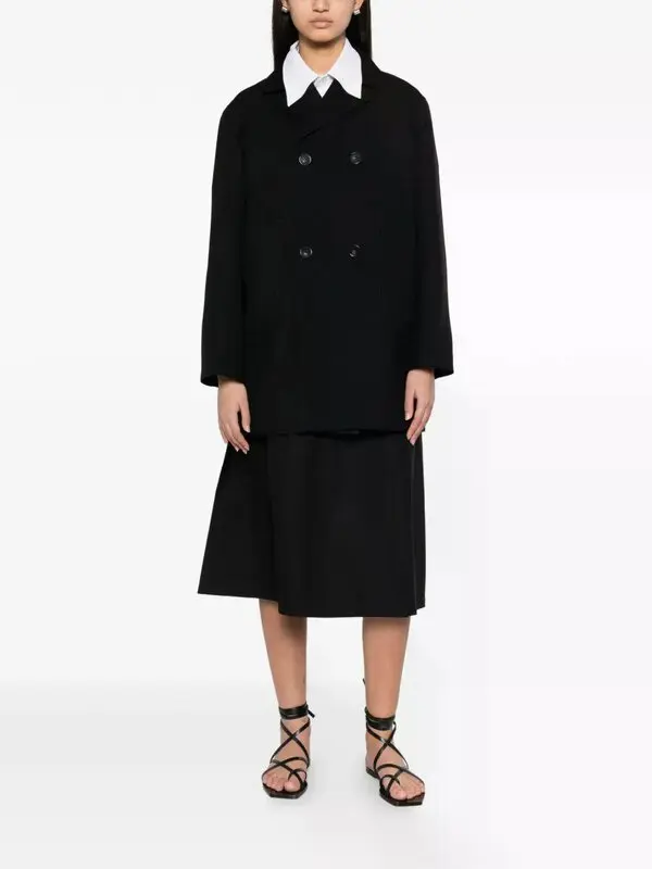 Sofie D'hoore Double-breasted Notch-lapel Coat