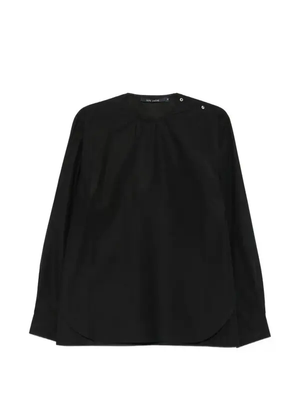 Sofie D'hoore Button-shoulder Long-sleeve Blouse