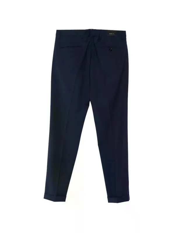 MICHAEL COAL Mc Frederick Pleated Turn-up Trousers
