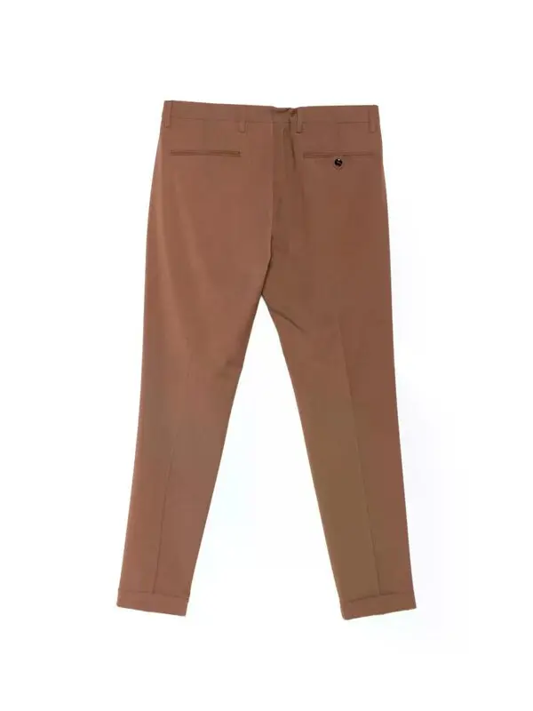MICHAEL COAL Mc Frederick Pressed-crease Turn-up Trousers