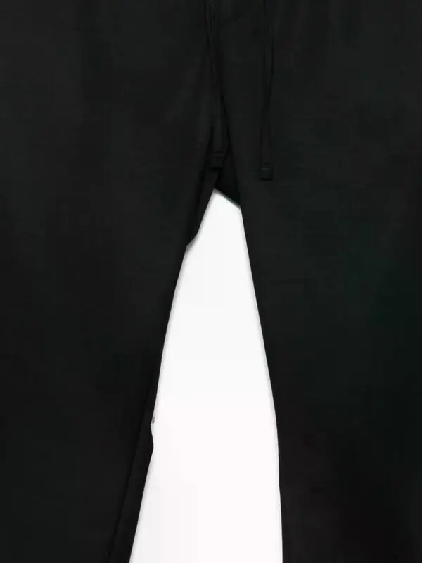 MICHAEL COAL Mc Adam Drawstring-waistband Trousers - Black