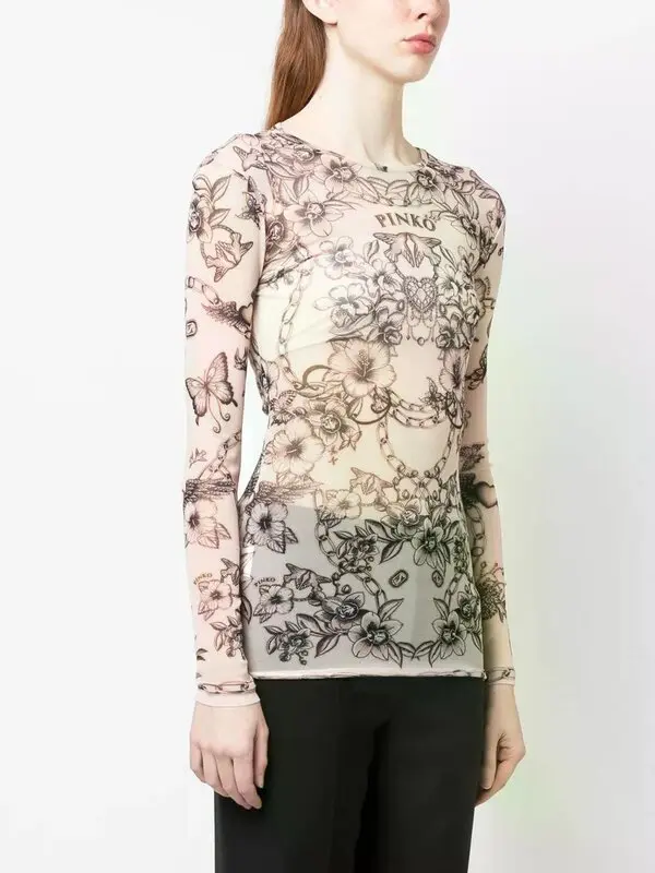 Pinko Magico Floral-print Top