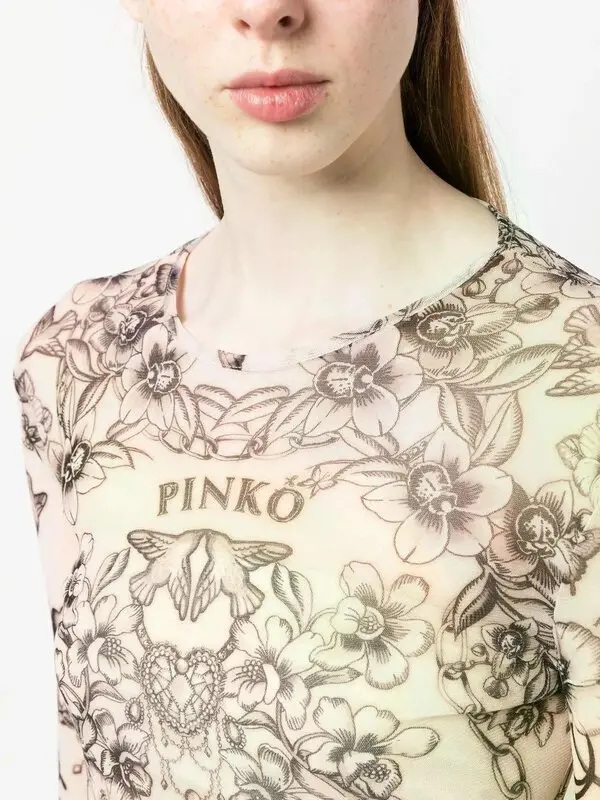 Pinko Magico Floral-print Top
