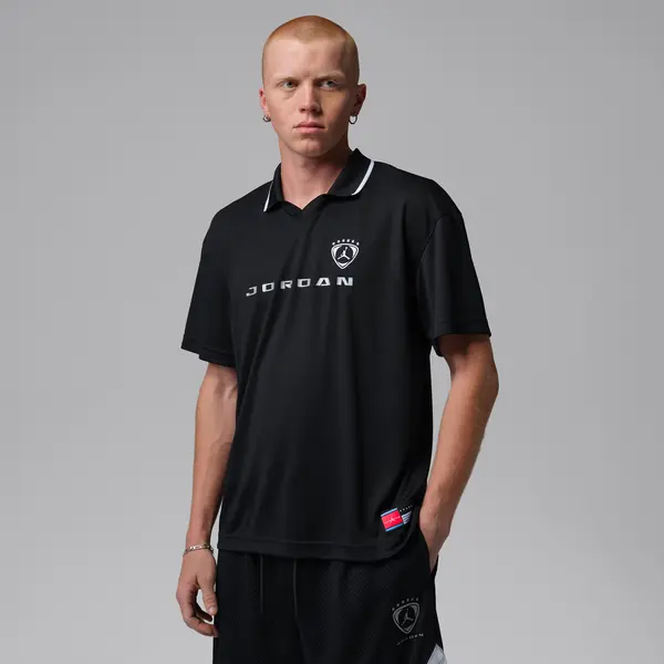 JORDAN Brooklyn Soccer Top - Black