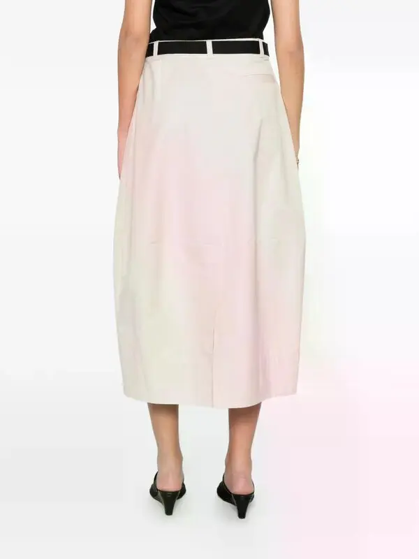 ST. AGNI Pleated Cocoon Skirt