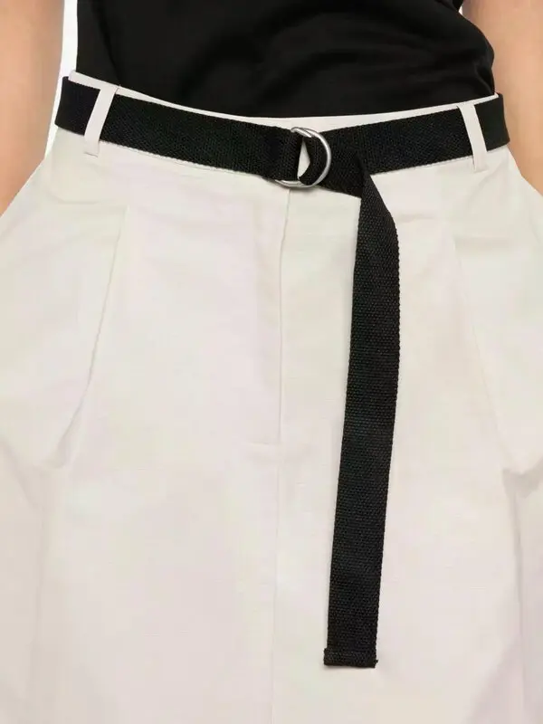 ST. AGNI Pleated Cocoon Skirt