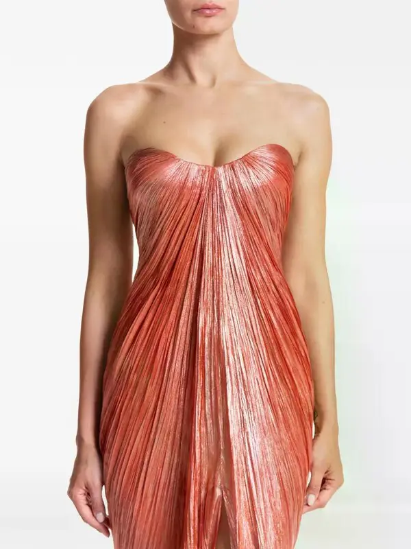 MARIA LUCIA HOHAN Victoria Ruched Maxi Dress