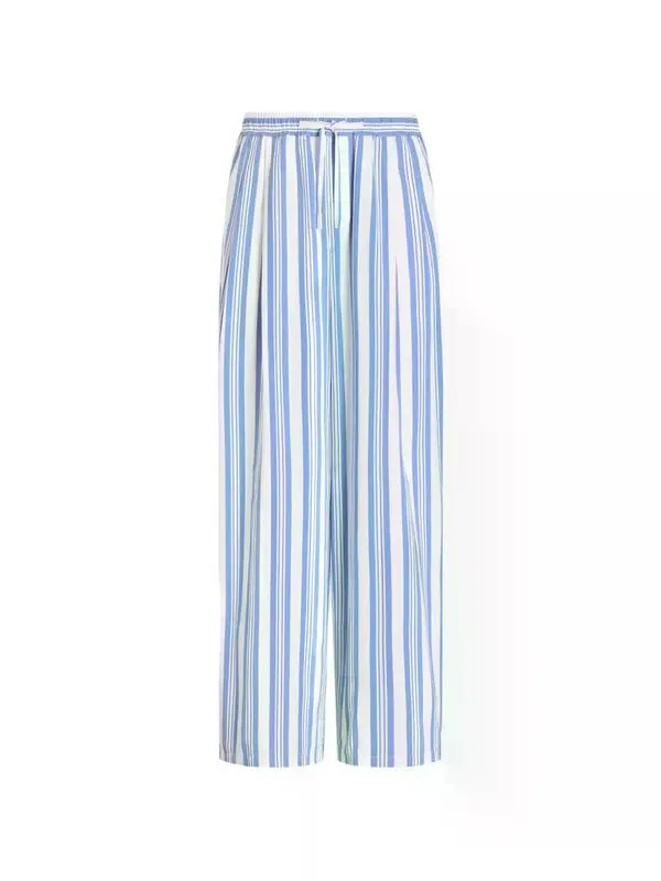 Dolce & Gabbana Striped Poplin Trousers - Blue