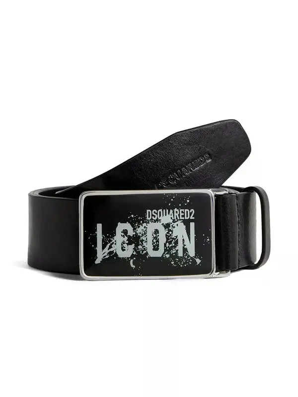 Dsquared2 Icon Leather Buckle Belt