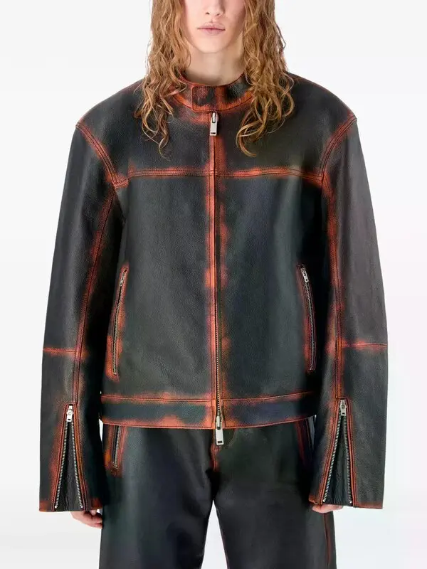 Camper Smooth Leather Jacket