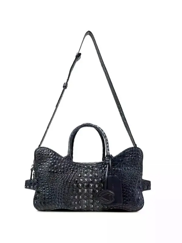 Camper Lunssi Textured Shoulder Bag - Grey