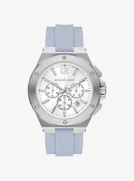 Michael Kors Oversized Chronograph Watch - Silver