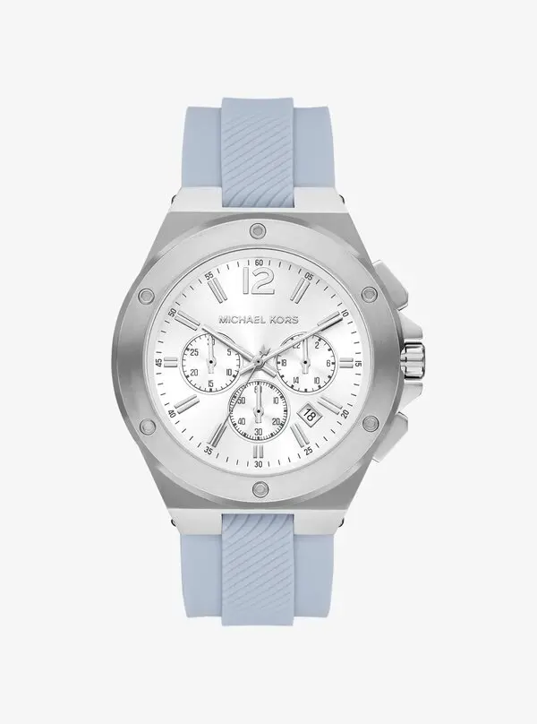 Michael Kors Oversized Chronograph Watch - Silver