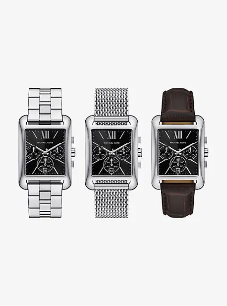 Michael Kors Watch Strap Set - Silver