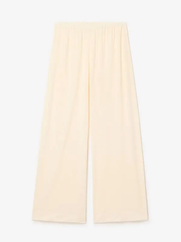 HOUSE OF DAGMAR Jersey Trousers - Cream White
