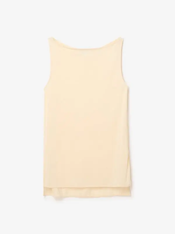 HOUSE OF DAGMAR Sleeveless Top - Cream White