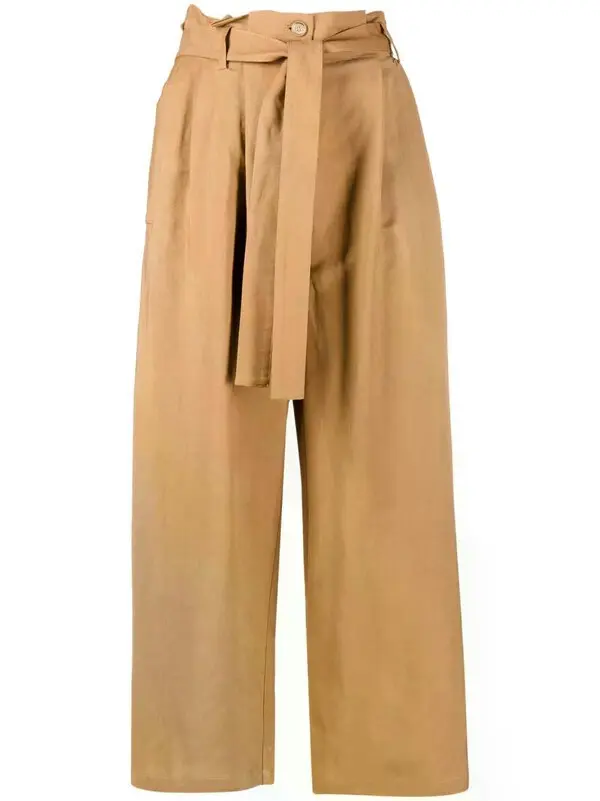Pinko Belted Pleated Trousers