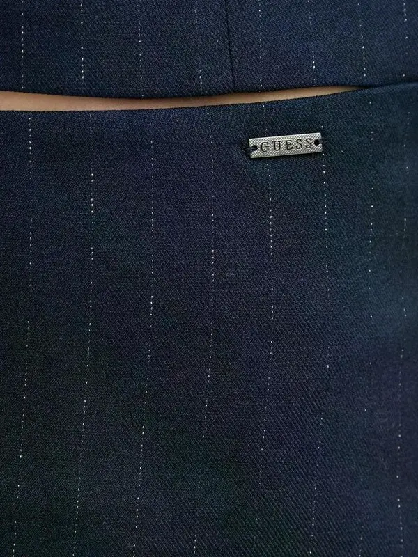 Guess Pinstripe Mini Skirt