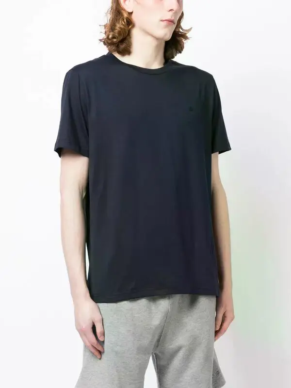 DONDUP Round-neck Cotton T-shirt - Blue