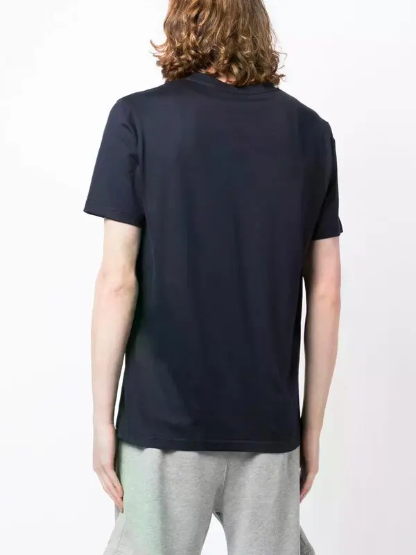 DONDUP Round-neck Cotton T-shirt - Blue