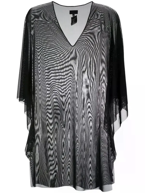 FISICO Sheer V-neck Tunic
