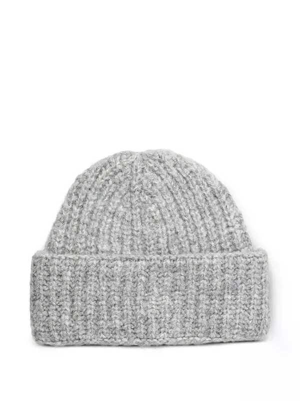 Liu Jo Ribbed-knit Beanie - Grey