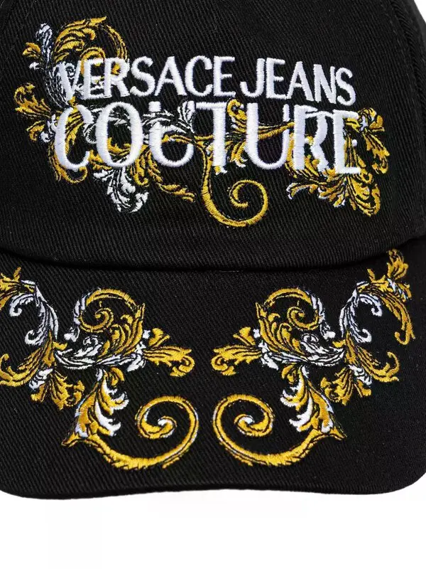 Versace Baroque-print Baseball Cap