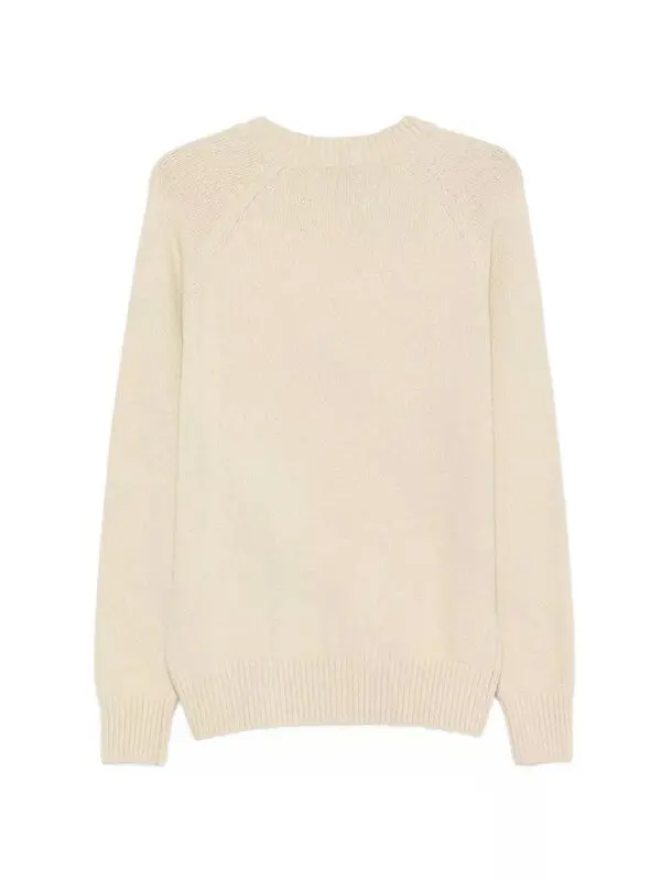 LES DEUX Raglan-sleeve Logo-embroidered Sweater