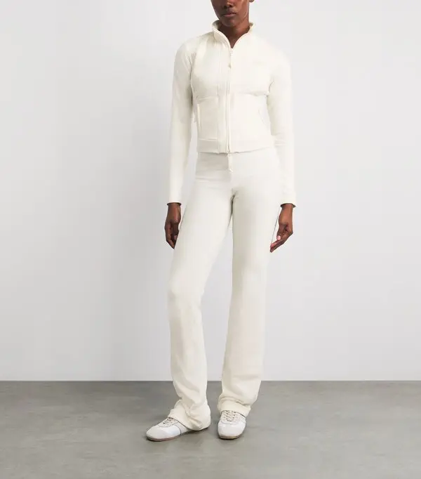 SKIMS Fleece Lounge Fitted Jacket