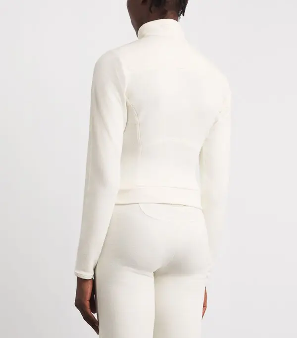 SKIMS Fleece Lounge Fitted Jacket