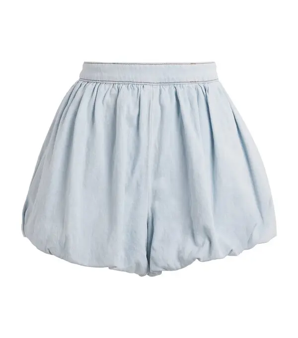 Maje Chambray Bubble-hem Skort