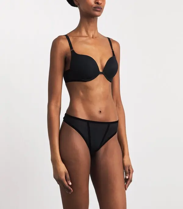Wolford Bonded Tulle Thong