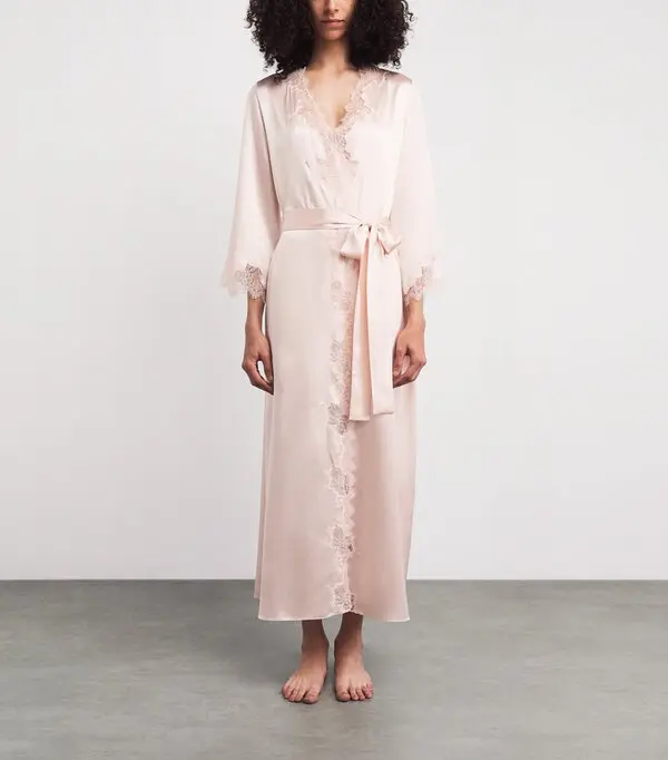 GILDA & PEARL Silk In Dreams Long Robe