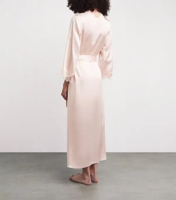 GILDA & PEARL Silk In Dreams Long Robe