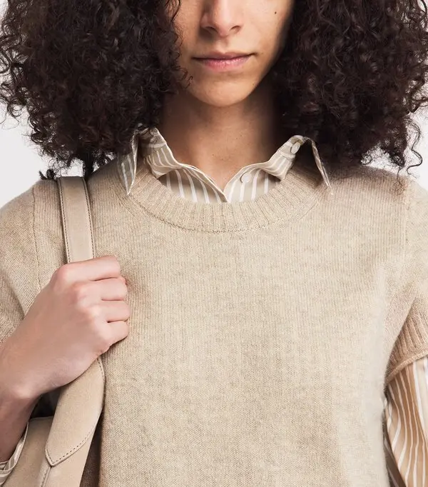 ME+EM Cashmere Cropped T-shirt