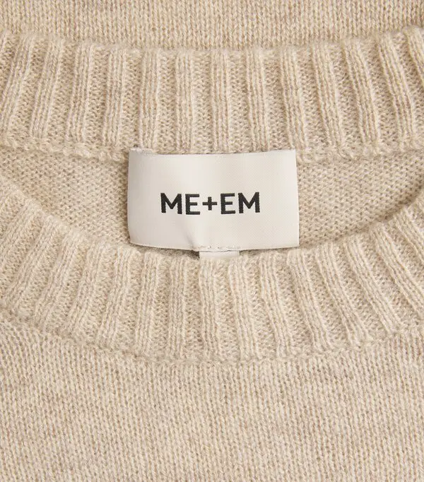 ME+EM Cashmere Cropped T-shirt