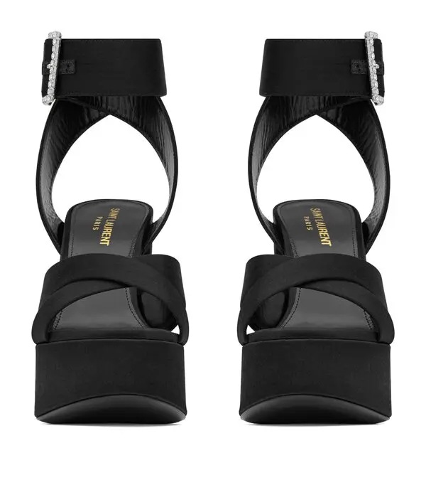 Saint Laurent Bianca 125 Platform Sandals