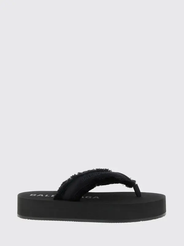 Balenciaga Embellished Stiletto Heel Mule Sandals With Applied Crystals - Black