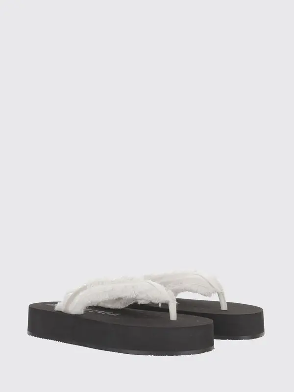 Balenciaga Embellished Stiletto Heel Mule Sandals With Applied Crystals - White