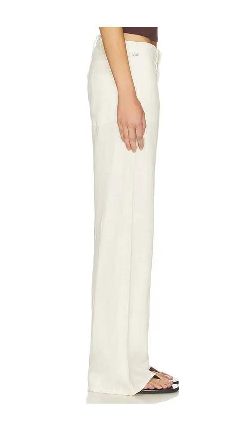 Citizens Of Humanity Nora Linen Trouser Leg Pants - Vanilla
