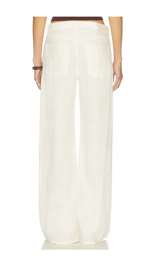 Citizens Of Humanity Nora Linen Trouser Leg Pants - Vanilla