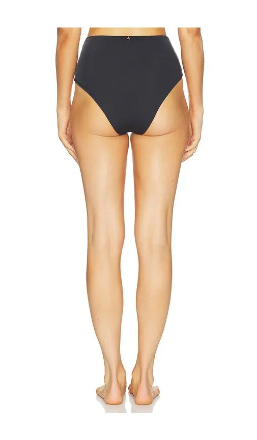 ANCORA Corfu High Waisted Bikini Bottom - Black