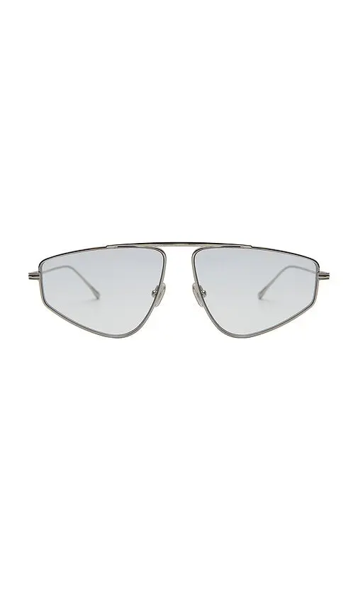 ELISA JOHNSON Riley Metallic Sunglasses - Silver
