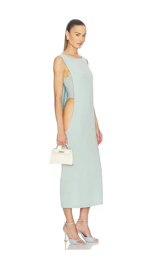 HELSA Mayumi Open Side Dress - Sky Blue